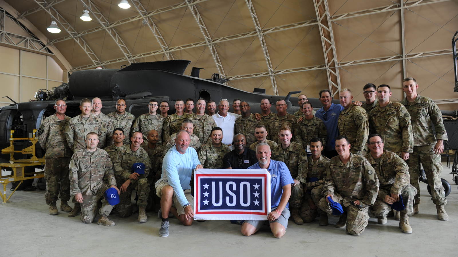 Kansas City Royals Legends Connect with Fans on USO Tour to Kuwait ...
